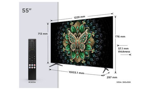 TCL 55C6K 55 Inch Premium QD-Mini LED 4K Google TV - Orient Electronics